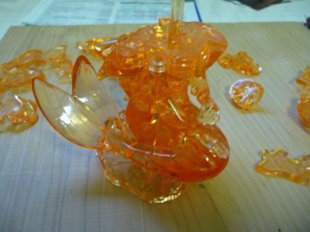 3Dクリスタルパズル ディズニー編№8 「アリエル・42P」結構難しかったです。。。: アナちゃん趣味便り！